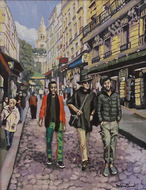 Trois Amis En Paris - Foyer Gallery